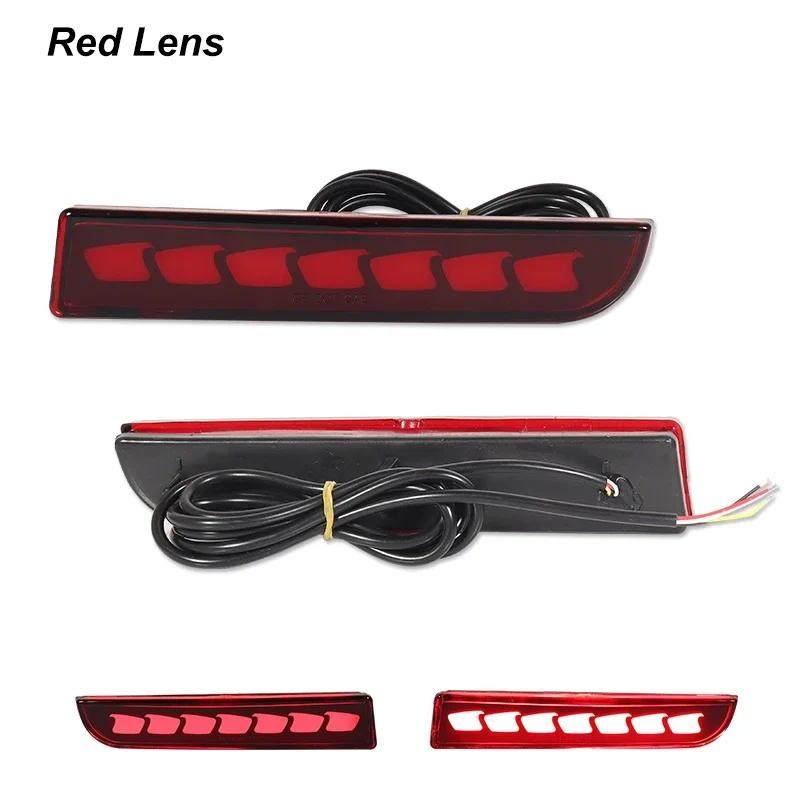 LED Bumper Reflector Lights For Mitsubishi Lancer Evo Evolution ASX ...