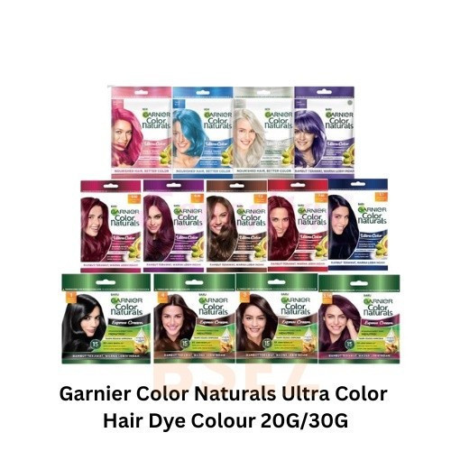 Garnier Color Naturals Ultra Color Hair Dye Colour 20G/30G sashet ...