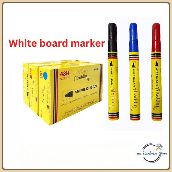 ( 100pcs ) Whiteboard Marker Pen 500 Papan Tulis maker pen sekolah ...