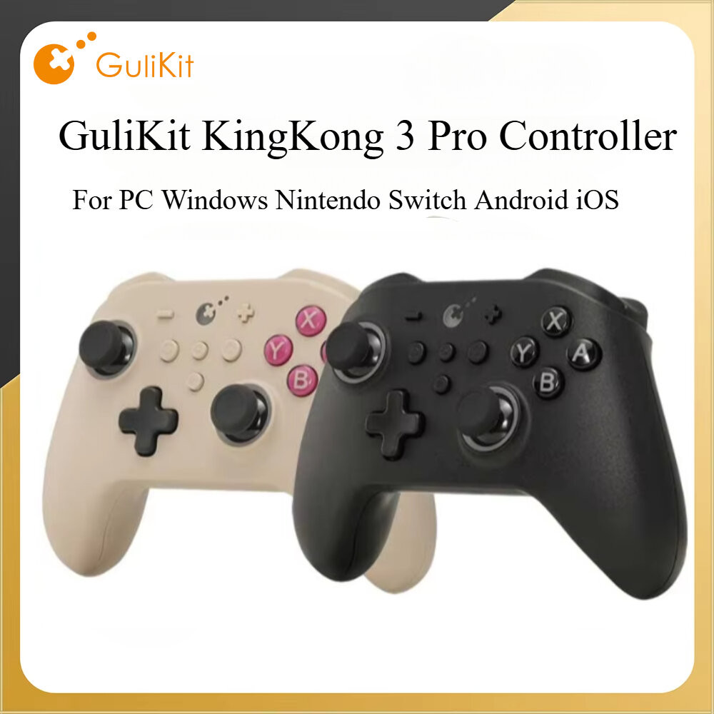 Original GuliKit KK3 Pro Controller with Hall Effect Joysticks & Triggers KingKong 3 NS38 ...