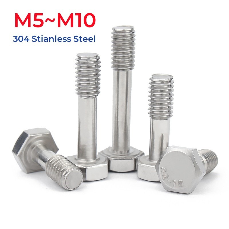 GB838 M5 M6 M8 M10 304 Stainless Steel Outer Hexagon Socket Short Head ...