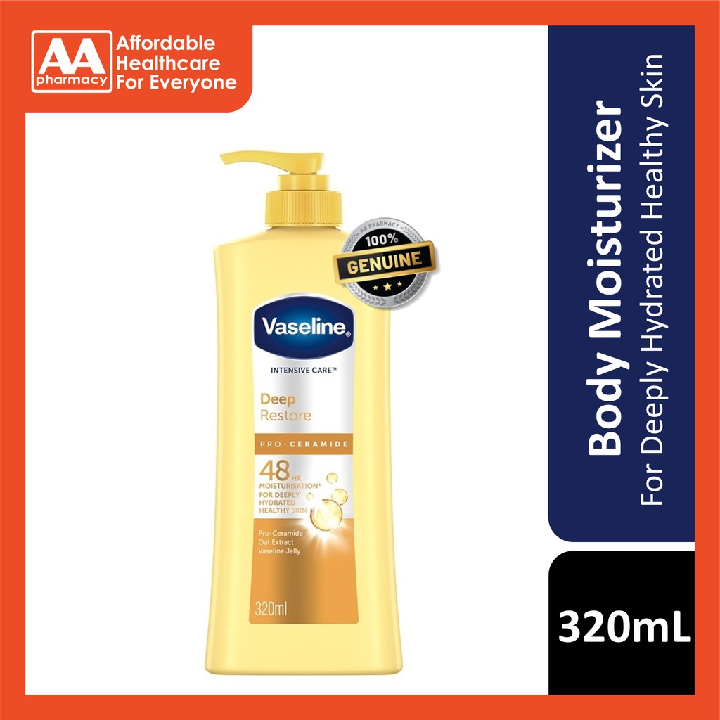 Vaseline Intensive Care Deep Restore Pro-Ceramide Body Moisturizer ...