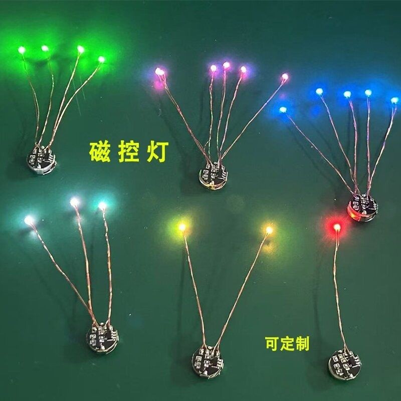 (3 Lighting Modes) Mini LED Magnetic Control Lights Wireless Lights ...