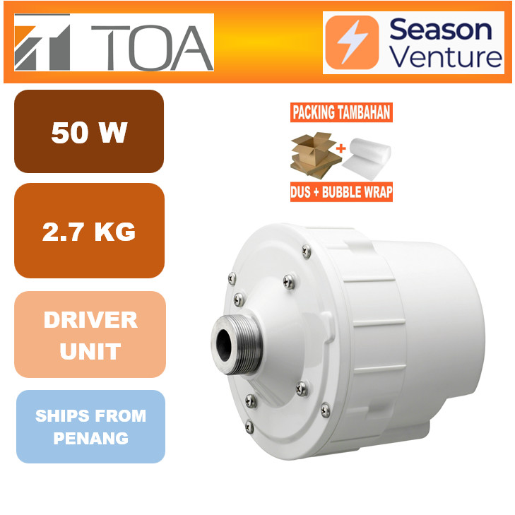 (Ready Stock Malaysia) TOA TU652M 50W HORN DRIVER UNIT WITH MATCHING ...