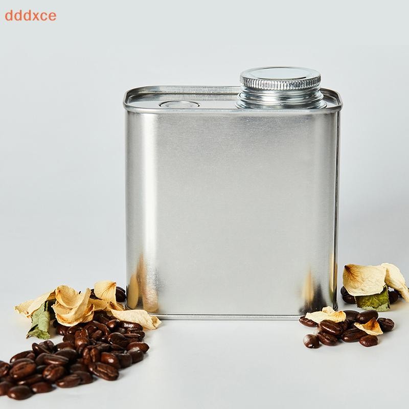 [dddxce] Tinplate Coffee Bean Storage Tank Coffee Powder Sealed Tank ...