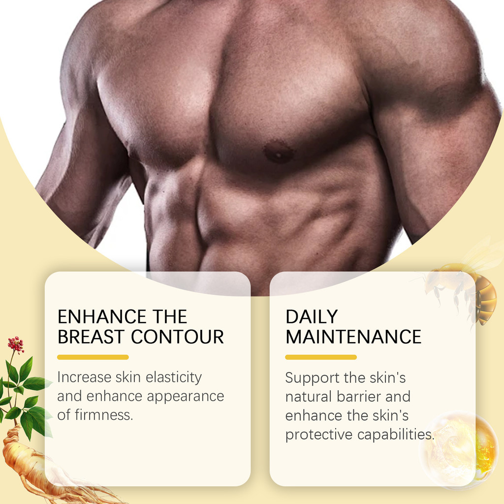 South Moon Men's Chest Shaping Oil Lifting Chest Contour Firming Skin ...