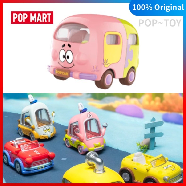 POPMART SpongeBob SquarePants POP CAR Sightseeing CAR Series Figures ...