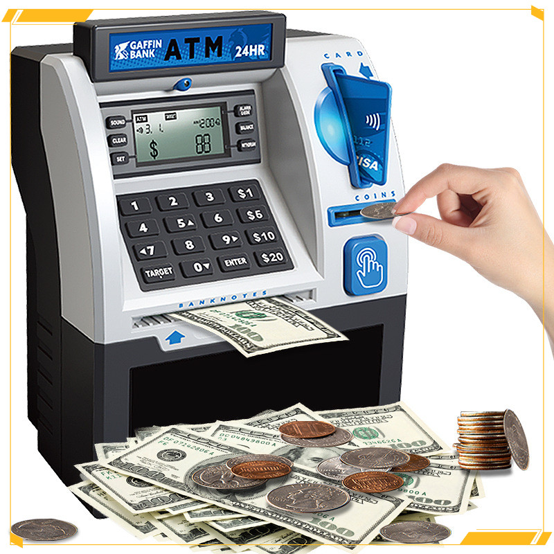[Ready Stock Special Offer] ATM Cash Pick-up Machine Toy Can In and Out ...