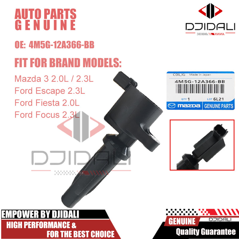 Ignition Coil 4M5G-12A366-BB FOR Mazda 3 2.0/2.3 Ford Escap Focus C-MAX ...