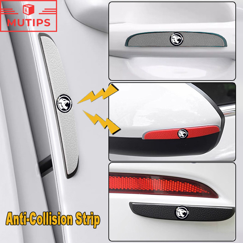 4Pcs/Set Proton Car Door Anti-Collision Strip Rearview Mirror Anti ...