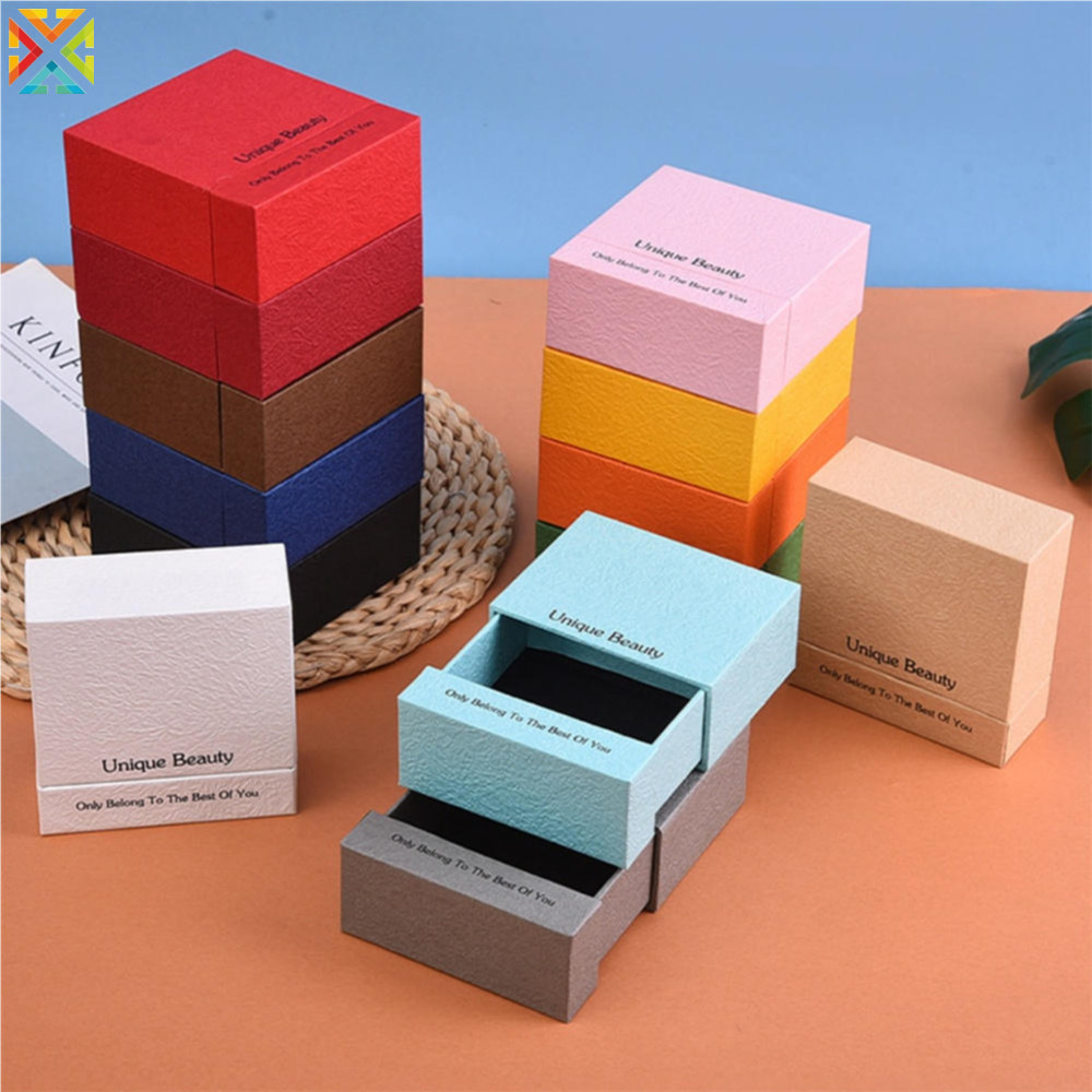 Square Drawers Jewelry Packaging Box Necklace Bracelet Ring Earring ...