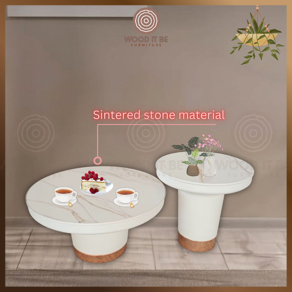 Wooditbe 2in1 Cathy Coffee Table Sintered Stone Ceramic Coffee Table ...
