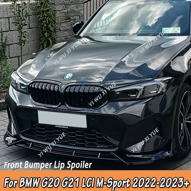 Front Bumper Splitter Lip Spoiler Diffuser Guard Body Kit Cover FD ...