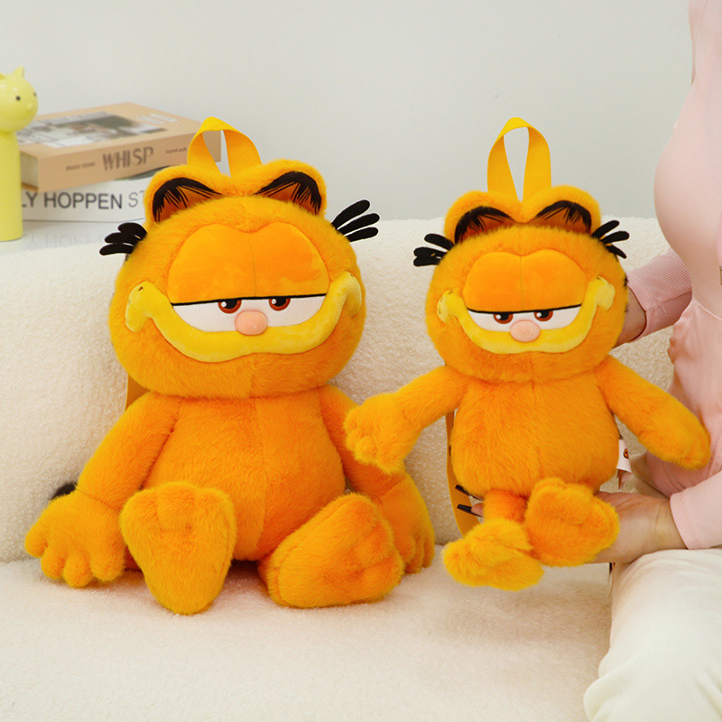 Genuine Cartoon Garfield Backpack Garfield Backpack Garfield Plush Doll ...