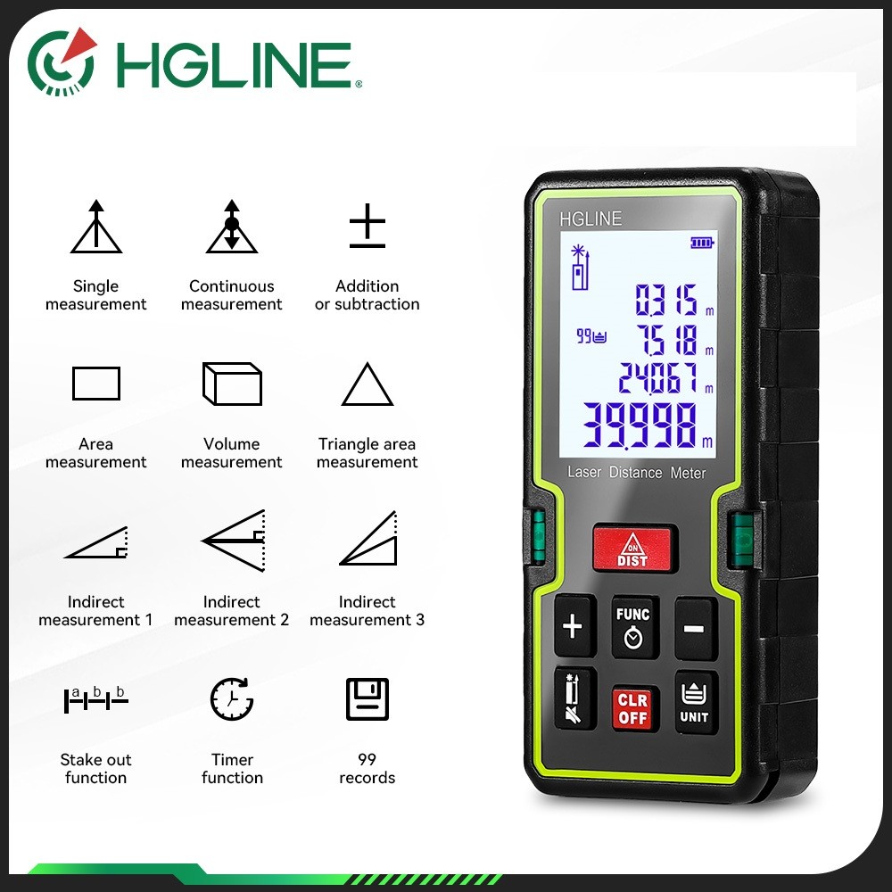 Portable Laser Distance Meter Laser Ranger Handheld Laser Range Finder ...