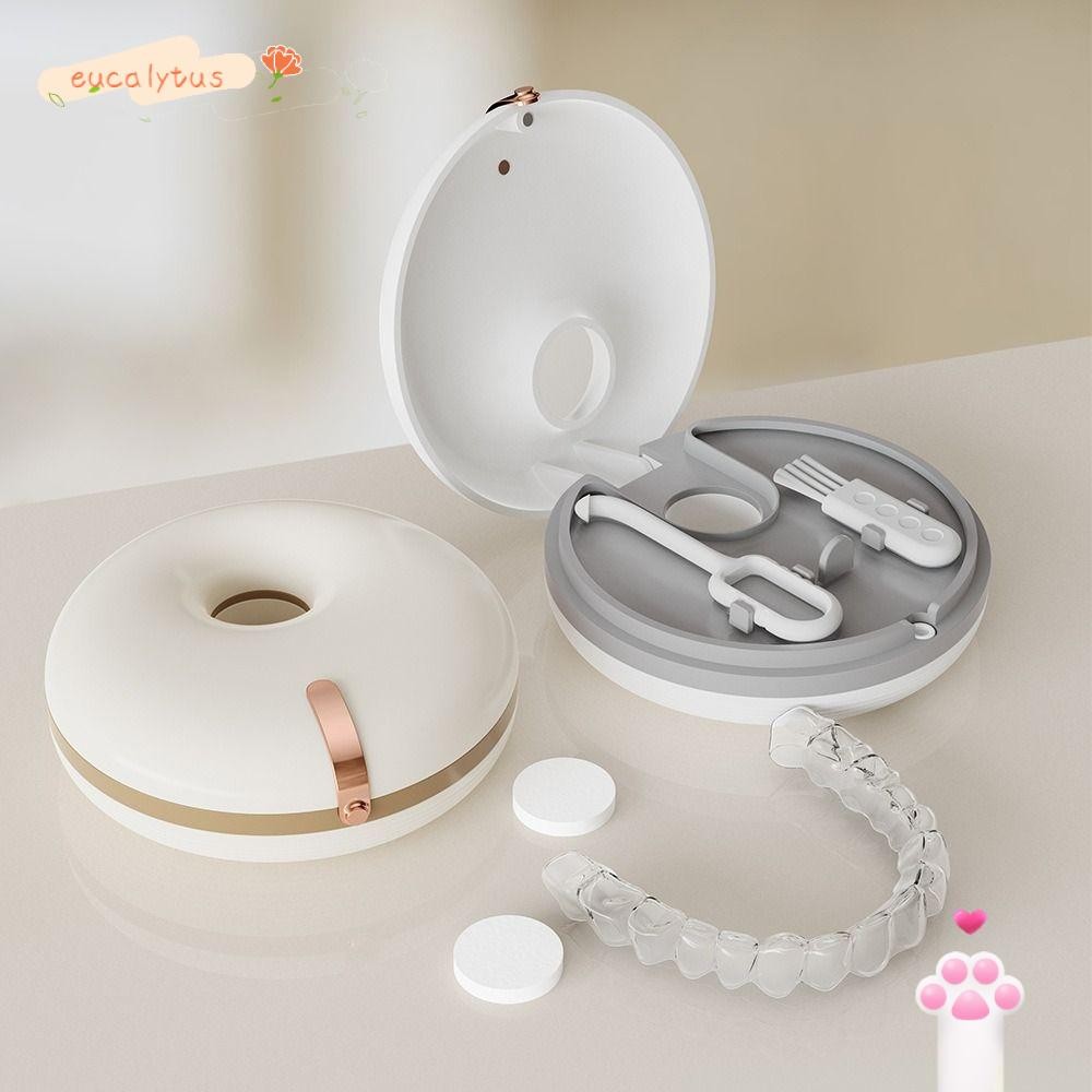 EU-FASHION Invisible Braces Box, Doughnut Design Simple Style Denture ...