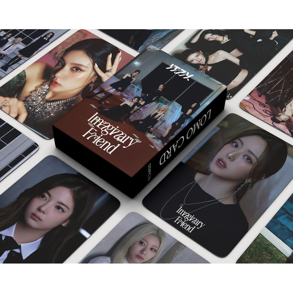 KPOP 55pcs/box ITZY Photocards Imaginary Friend KPOP LOMO Card ...