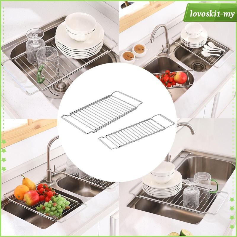 [LovoskibcMY] Sink Drain Rack Fruit and Vegetable Washing Draying Rack ...