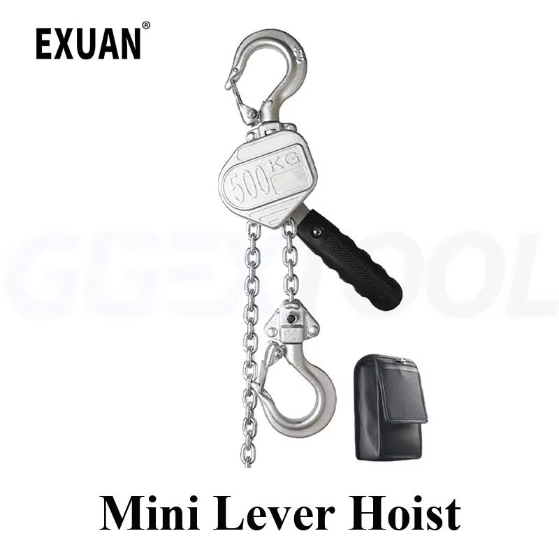0.5T 3M Aluminum Alloy Mini Hand-operated Hoist Manual Small Crane Mini ...