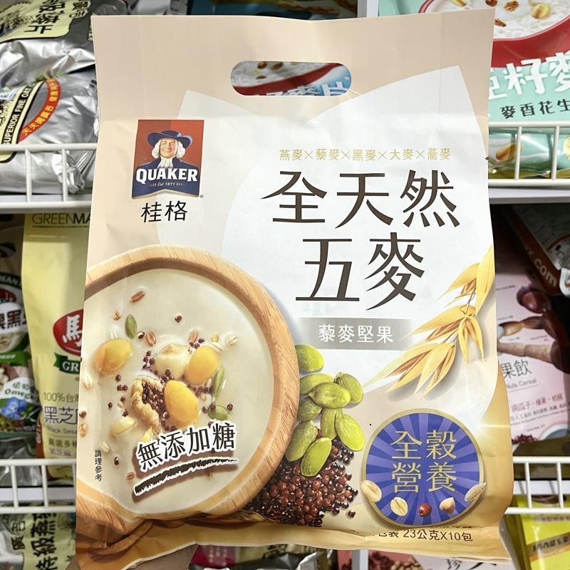 Taiwan Carrefour Purchase Quaker All Natural Five Wheat No Added Sugar ...