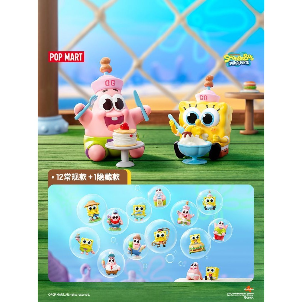 P POPMART POPMART SpongeBob SquarePants Friends Series Figure-Made ...