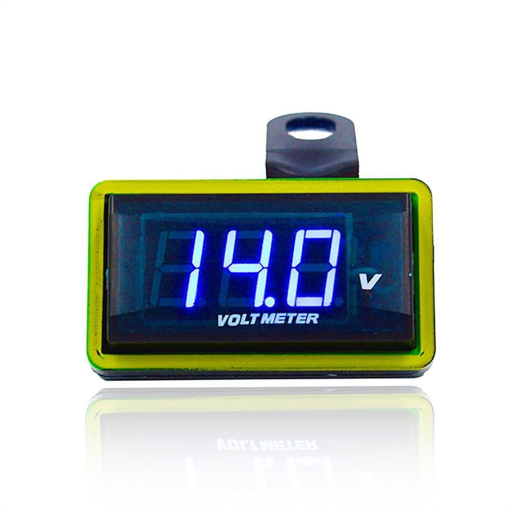 Voltmeter Modified Car Digital Display with Bracket 12V Car Motorcycle ...