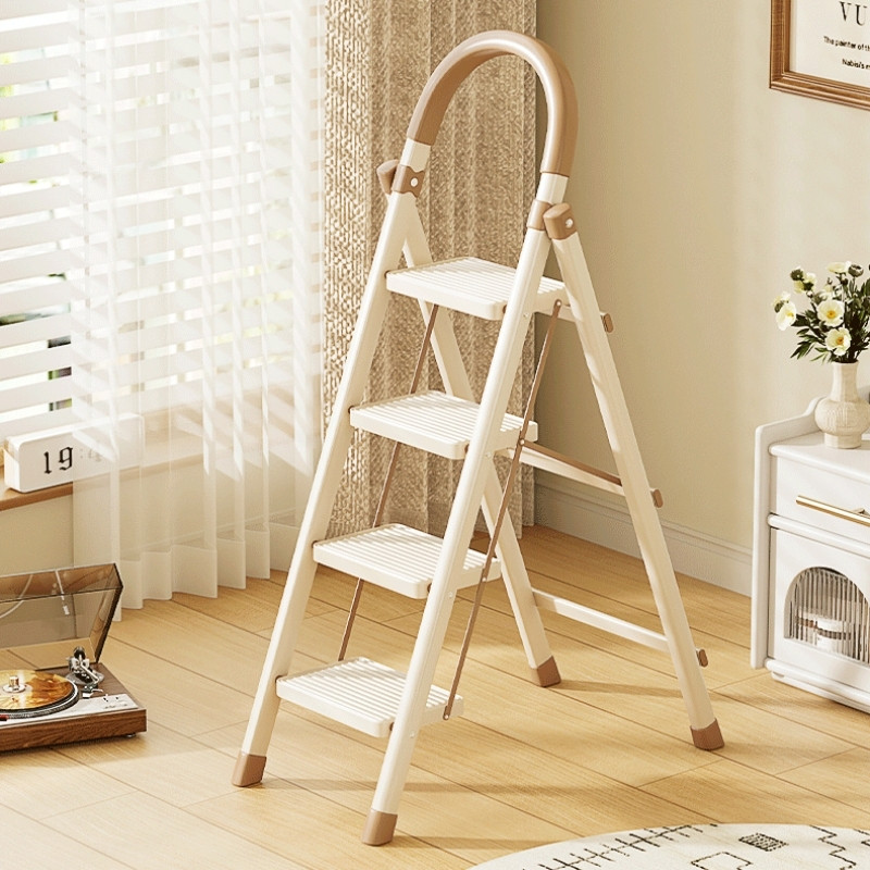 Folding ladder portable telescopic indoor folding thickened clothes ...