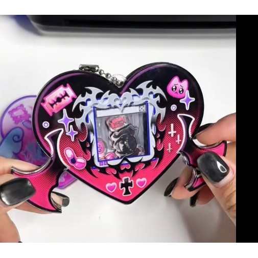 ‌NEEDY GIRL OVERDOSE Keychain Man Shaker Acrylic Key Chain Women Key ...