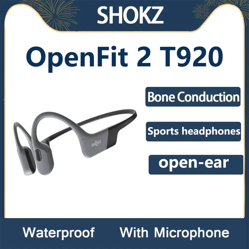 SHOKZ Comfort Circle OpenFit 2 T920 Wireless Earphones Bluetooth With AI Noise Reduction Custom ...