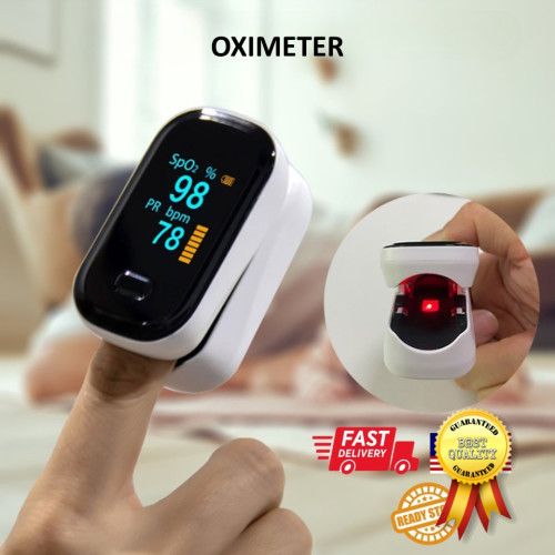 Oximeter Reading Finger Pulse Oxygen Reading Heart Rate Monitor FDA ...