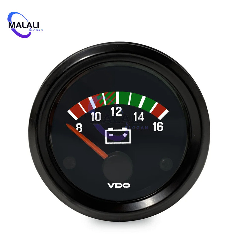 12V/24V Voltmeter Diesel Generator Set Accessories Voltage Meter 8-16V ...