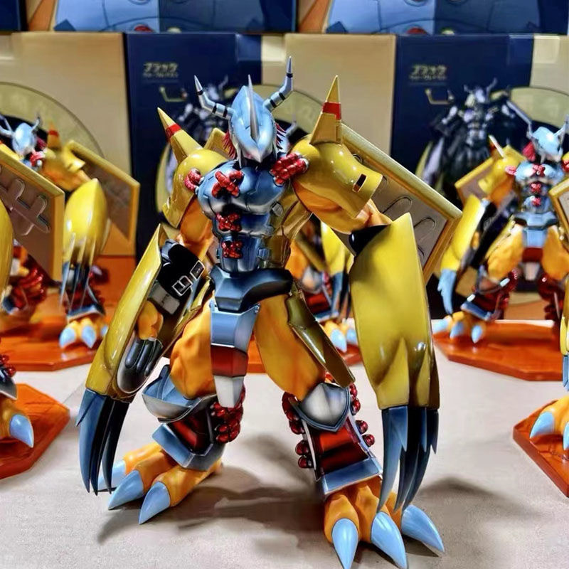 Digimon Battle Tyrannosaurus Beast Figure Courage Evolution JK Statue ...