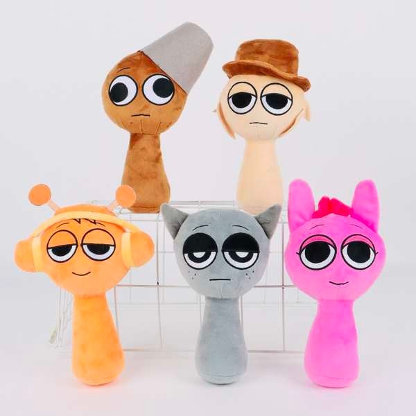 New Sprunki Rhythm Box Reg Wenda Plush Toy incredibox Doll Around the ...