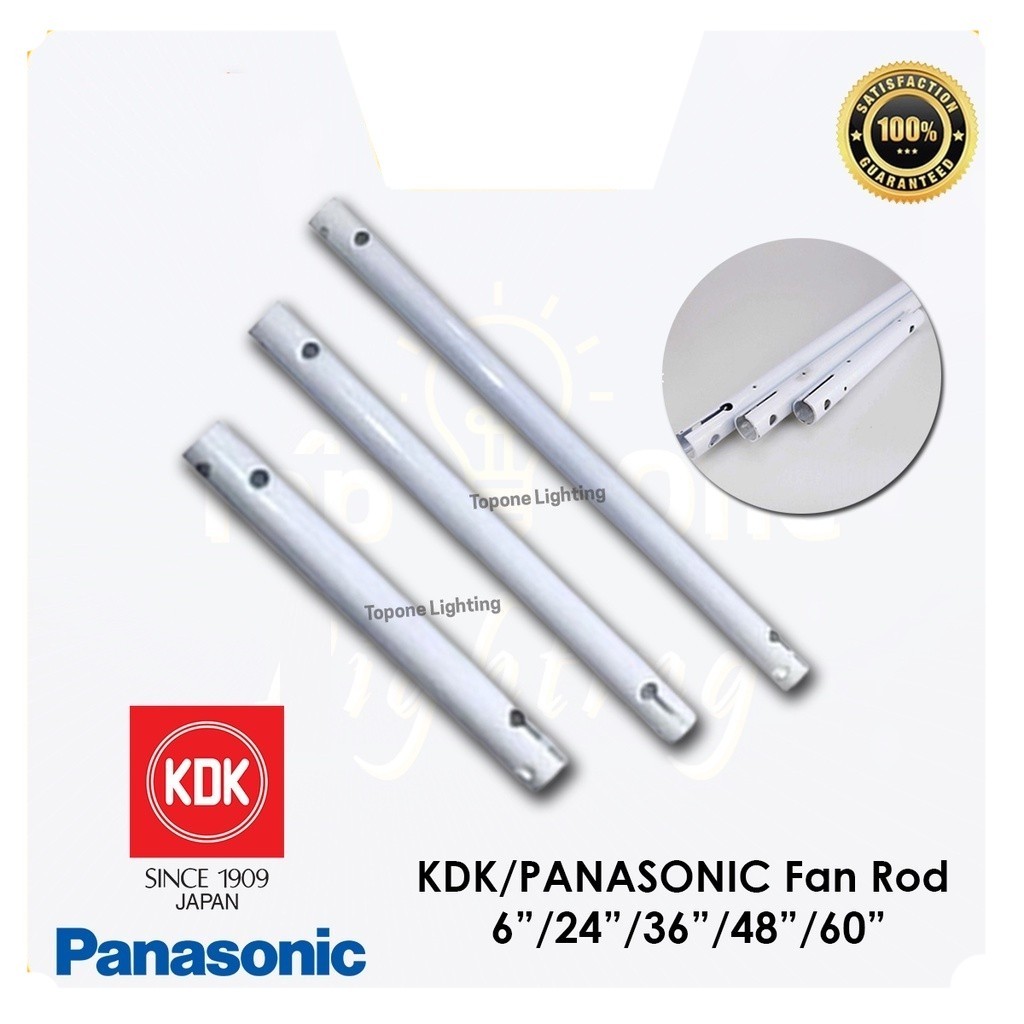 Original KDK/PANASONIC Fan Rod CEILING FAN / Besi Kipas Pangjang ...