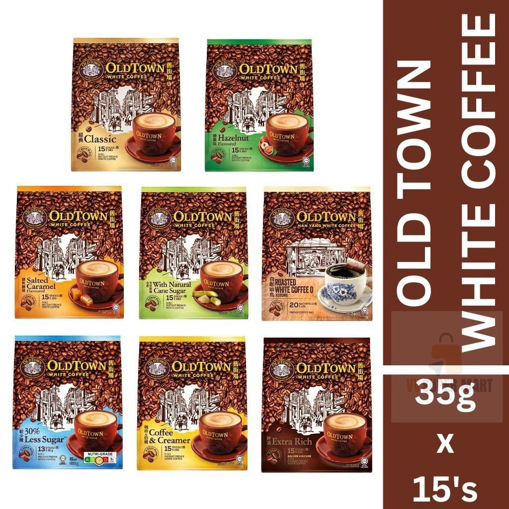 OLDTOWN Instant Premix 3in1 White Coffee (35g x 15's) | Shopee Malaysia