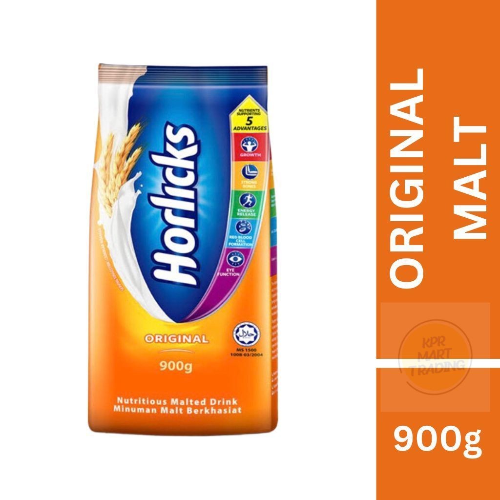 HORLICKS Nutritious Malted Drink Original Malt (900g) | Shopee Malaysia