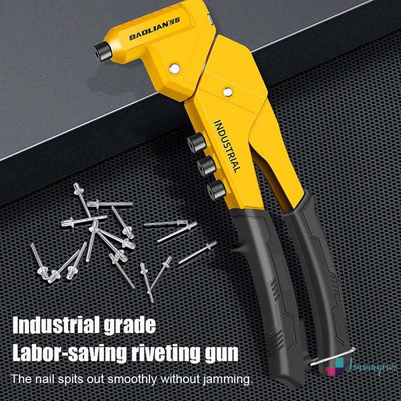 [Jonsunyour] Single Handle Rivet Gun Set Head Aluminum Hand Rivet Nut ...
