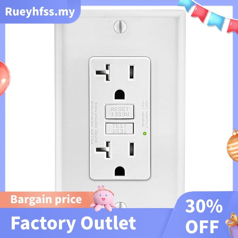 Excellent GFCI Outlet 20A, GFI Electrical Receptacle with LED Indicator ...