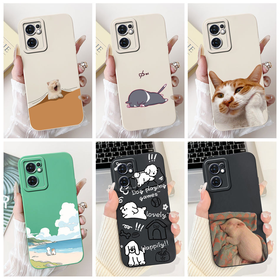 OPPO Reno7 5G CPH2371 Cute Funny Style Soft Silicone Case Reno 7 5G ...