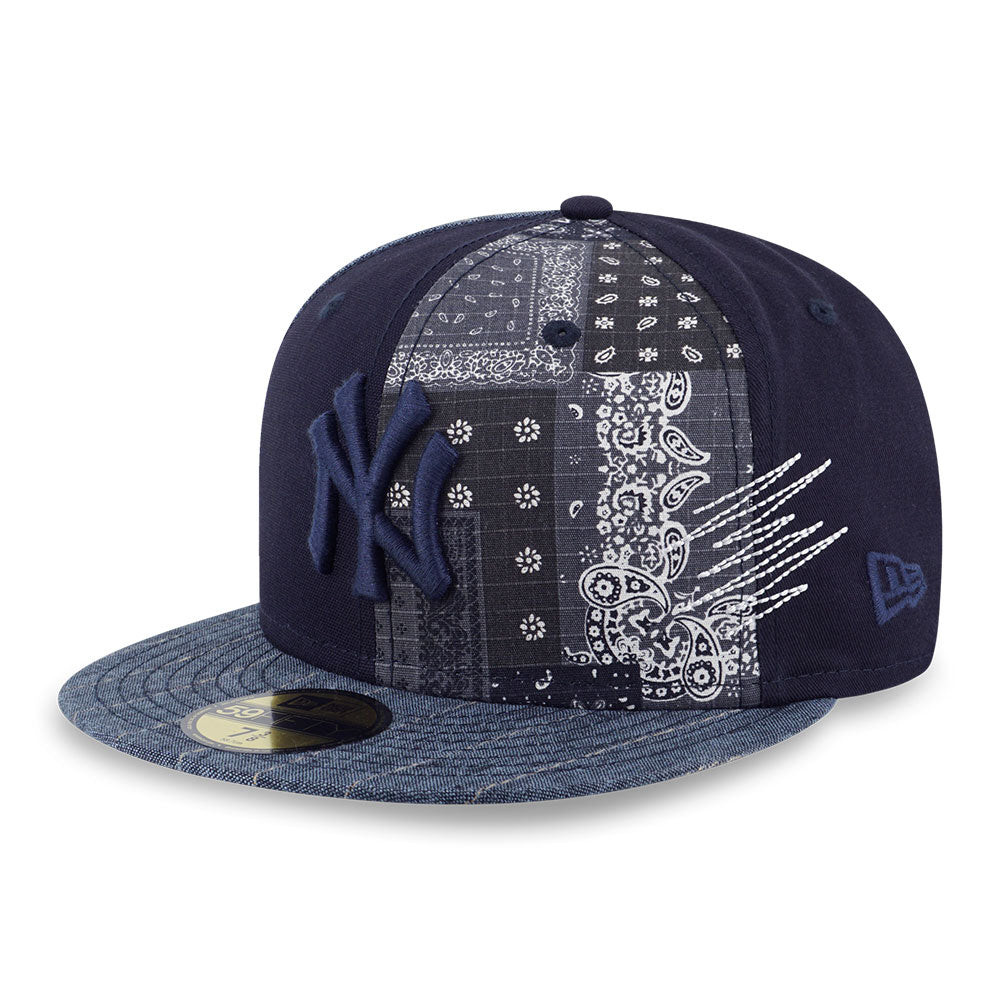 New York Yankees MLB Boro Contemporary Black Multi 59FIFTY Fitted Cap ...