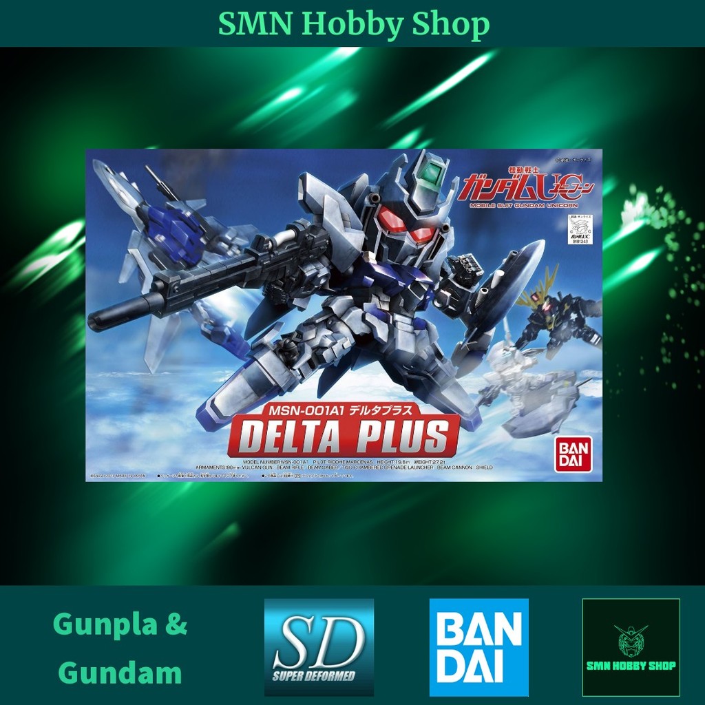 SDBB Super Deformed Delta Plus 379 Gunpla Gundam Toys Plastic Model Kit ...