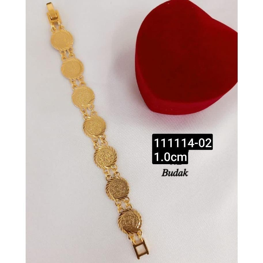 KG GS EMAS 24K 916 GELANG TANGAN SYILING DINAR CAKUK KLIP (P 13CM-1`4CM ...