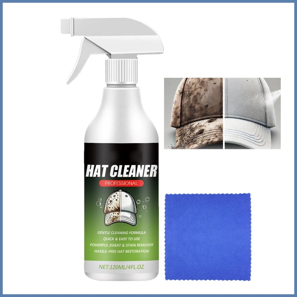 Fitted Hat Cleaner 120ml Hat Cleaning Foam Caps Cleaner Felt Hat ...