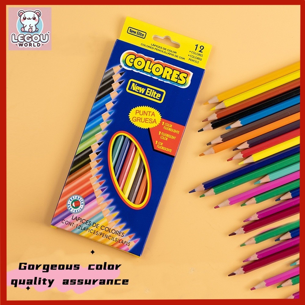 12/18/24/36/48 Colours Color Oil Pencils Set Drawing Pencil Vivid ...