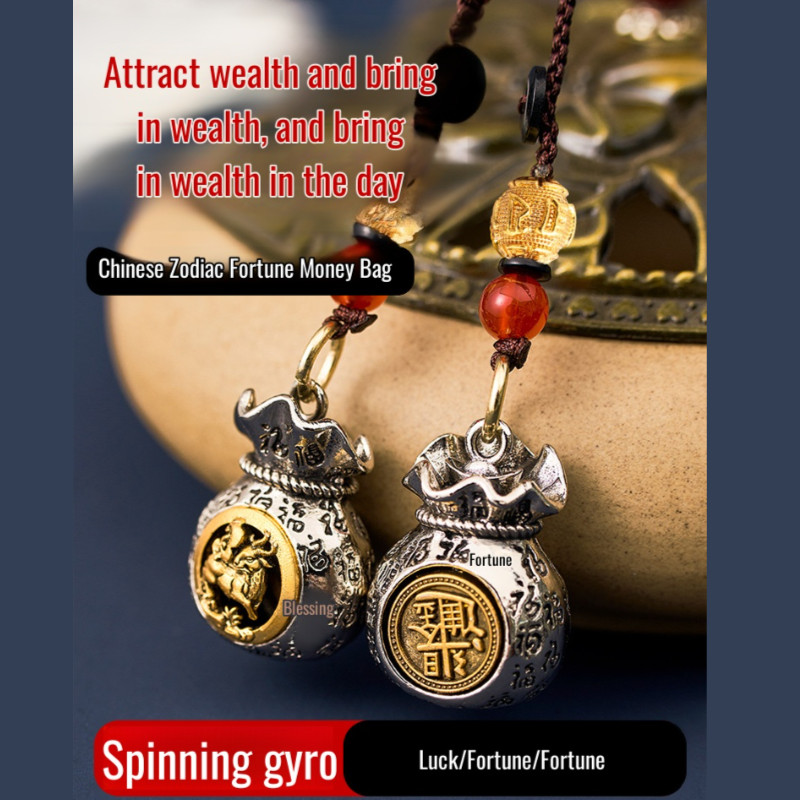 【Good Luck Blessings】Twelve Zodiac God of Wealth Bag Daily Prosperity ...