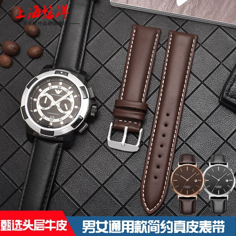 Yoyo Genuine Leather Watch Strap Calfskin Men's Bracelet Suitable for ...