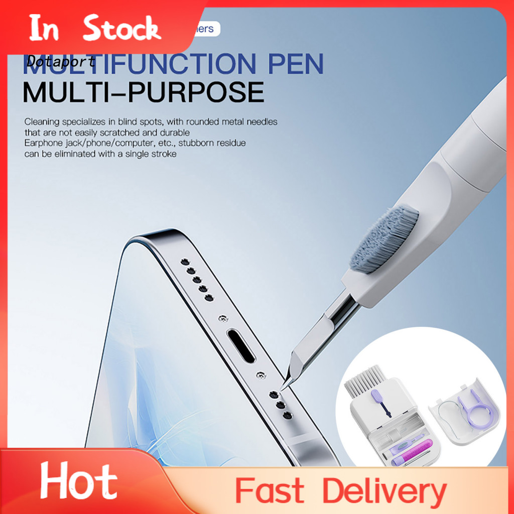 KDDT- Keyboard Dust Remover Phone Port Cleaning Kit Portable 11 in 1 ...