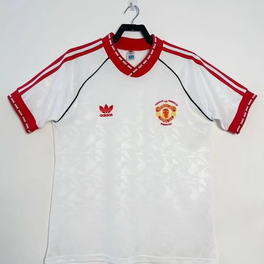 Retro Edition 1990/91 Manchester United Away Shirt Football Jersey Kit ...
