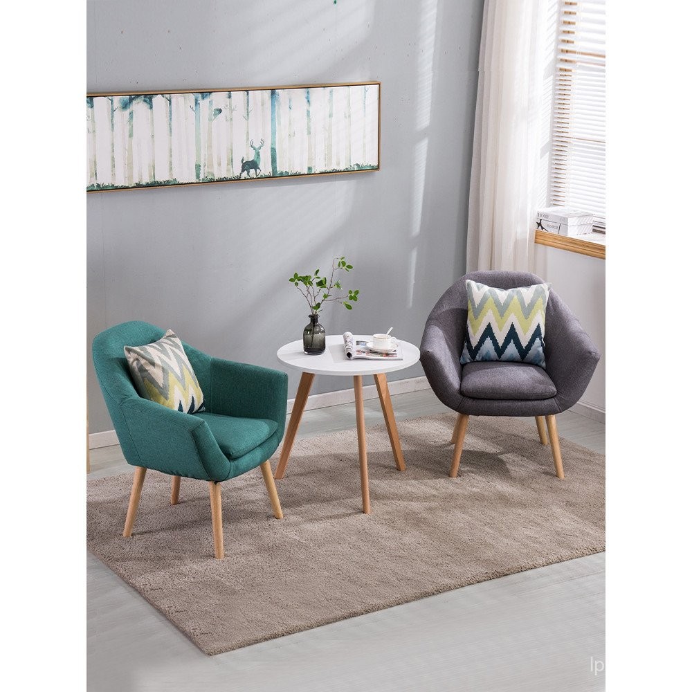 Sofa Tunggal Kerusi Sofa Malas Pangsapuri Kecil Nordic Moden Fabrik ...