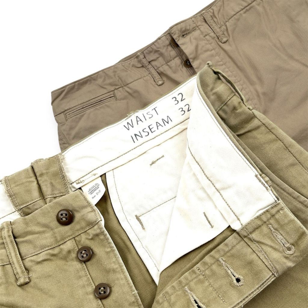 Rrl BY RALPH LAUREN OFFICER FLAT FRONT CHINO | Rrl CHINO TROUSERS BY ...